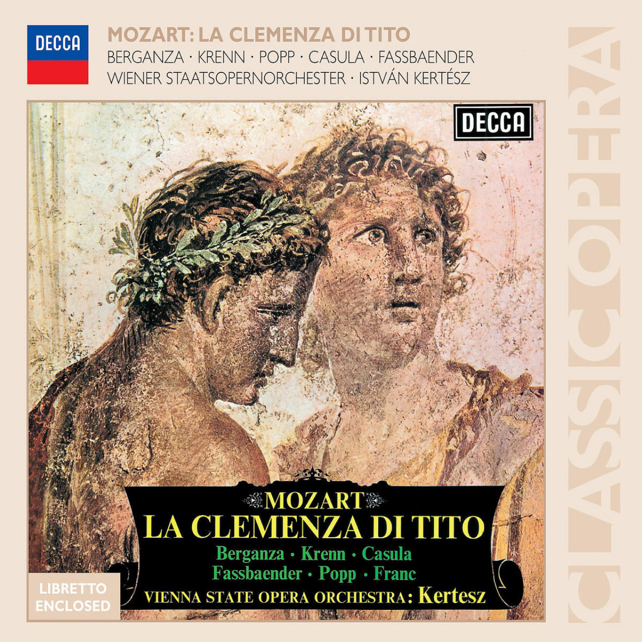 MOZART La clemenza di Tito Berganza/Krenn/Popp | Deutsche Grammophon