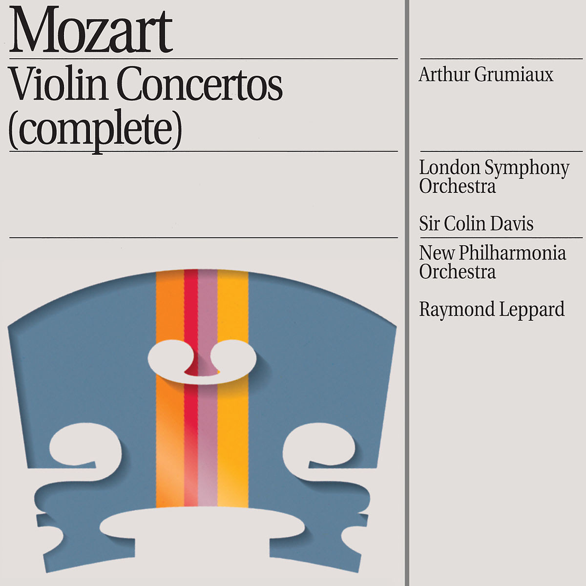 MOZART Violin Concertos 1-5 Arthur Grumiaux | Decca Classics