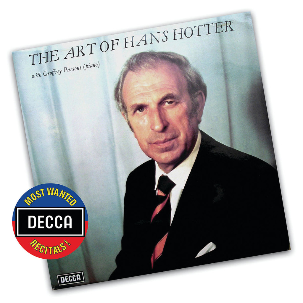THE ART OF HANS HOTTER | Decca Classics