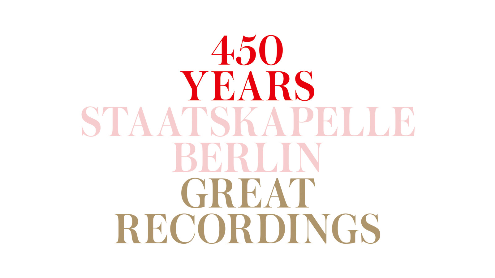 Staatskapelle Berlin – Celebrating 450 years - Diverse Künstler ...