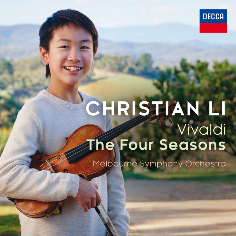 Christian Li presents debut album, youngest artist to record Vivaldi’s ...