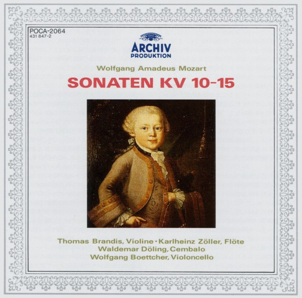 MOZART Violin Sonatas KV 10 - 15 Brandis | Deutsche Grammophon