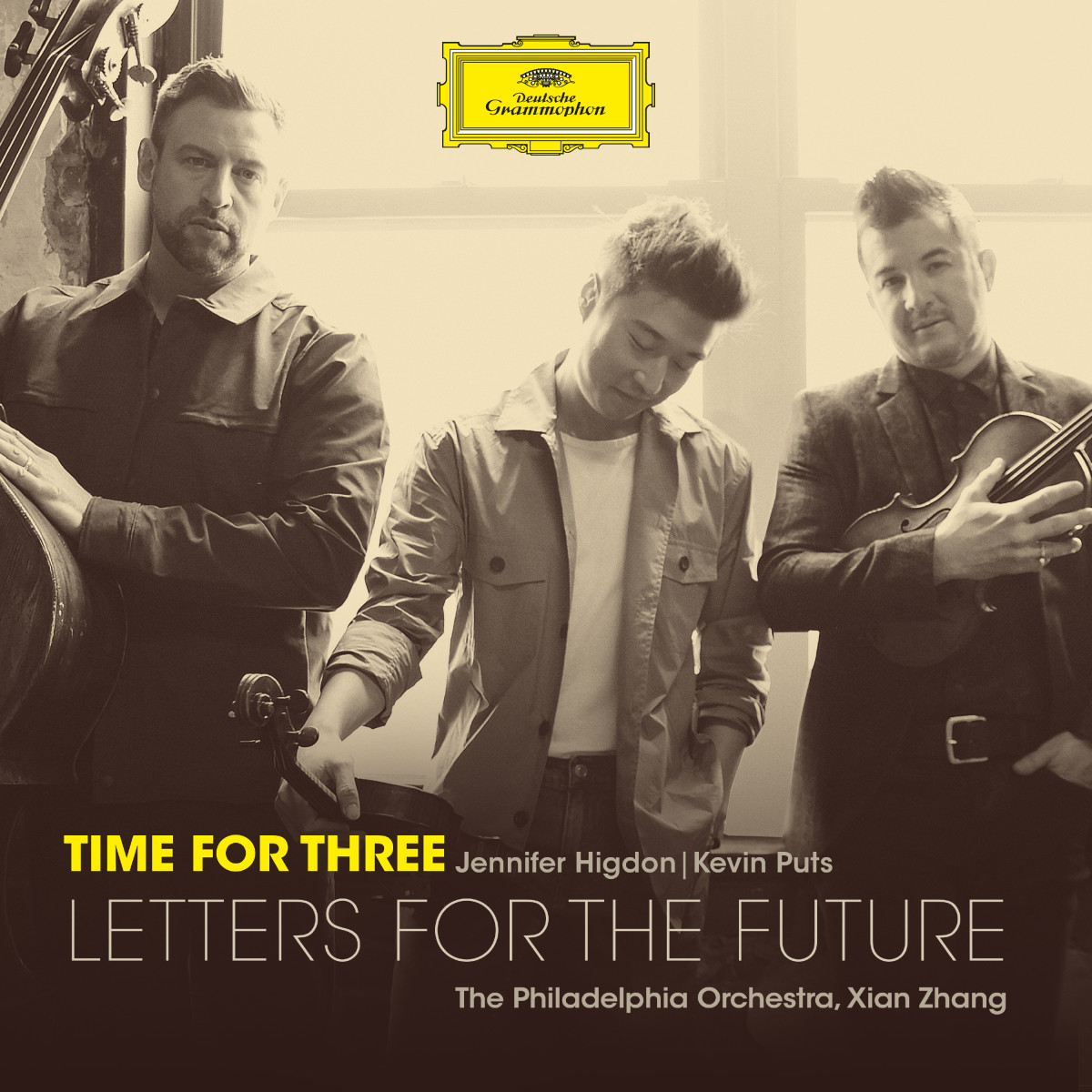 LETTERS FOR THE FUTURE Time for Three | Deutsche Grammophon