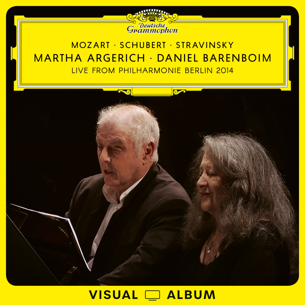 SCHUBERT · STRAVINSKY · MOZART Argerich | Barenboim (Visual Album ...