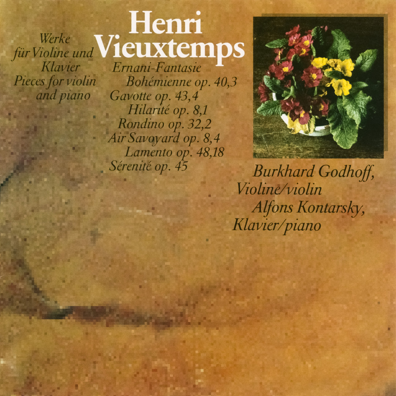 VIEUXTEMPS Pieces For Violin And Piano Vol. 2 / Godhoff, Kontarsky ...