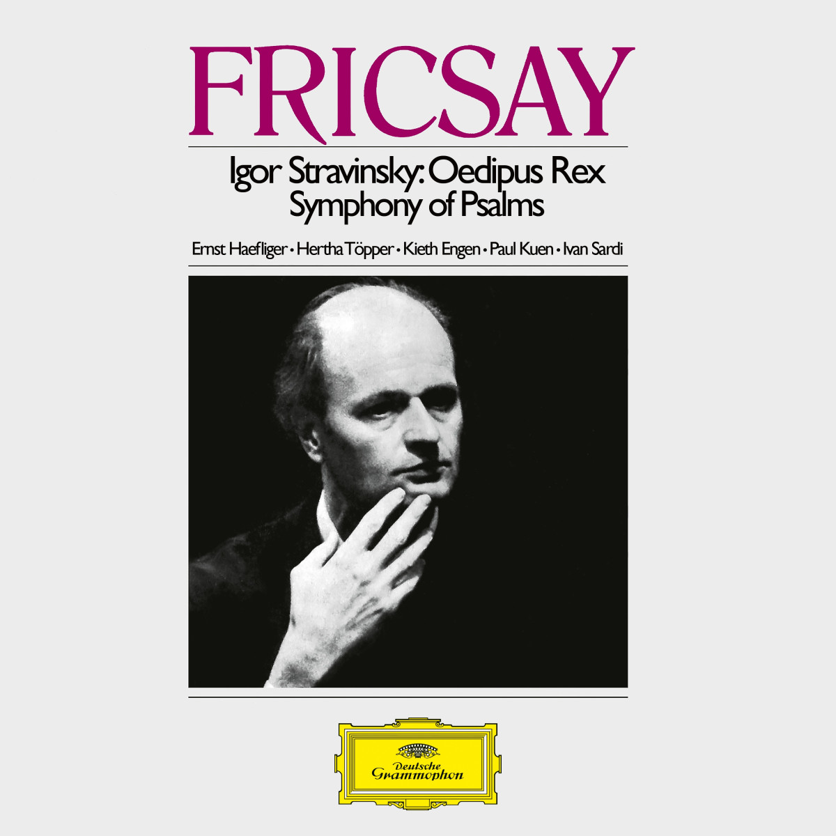 STRAVINSKY Oedipus Rex · Symphony of Psalms / Fricsay | Deutsche Grammophon