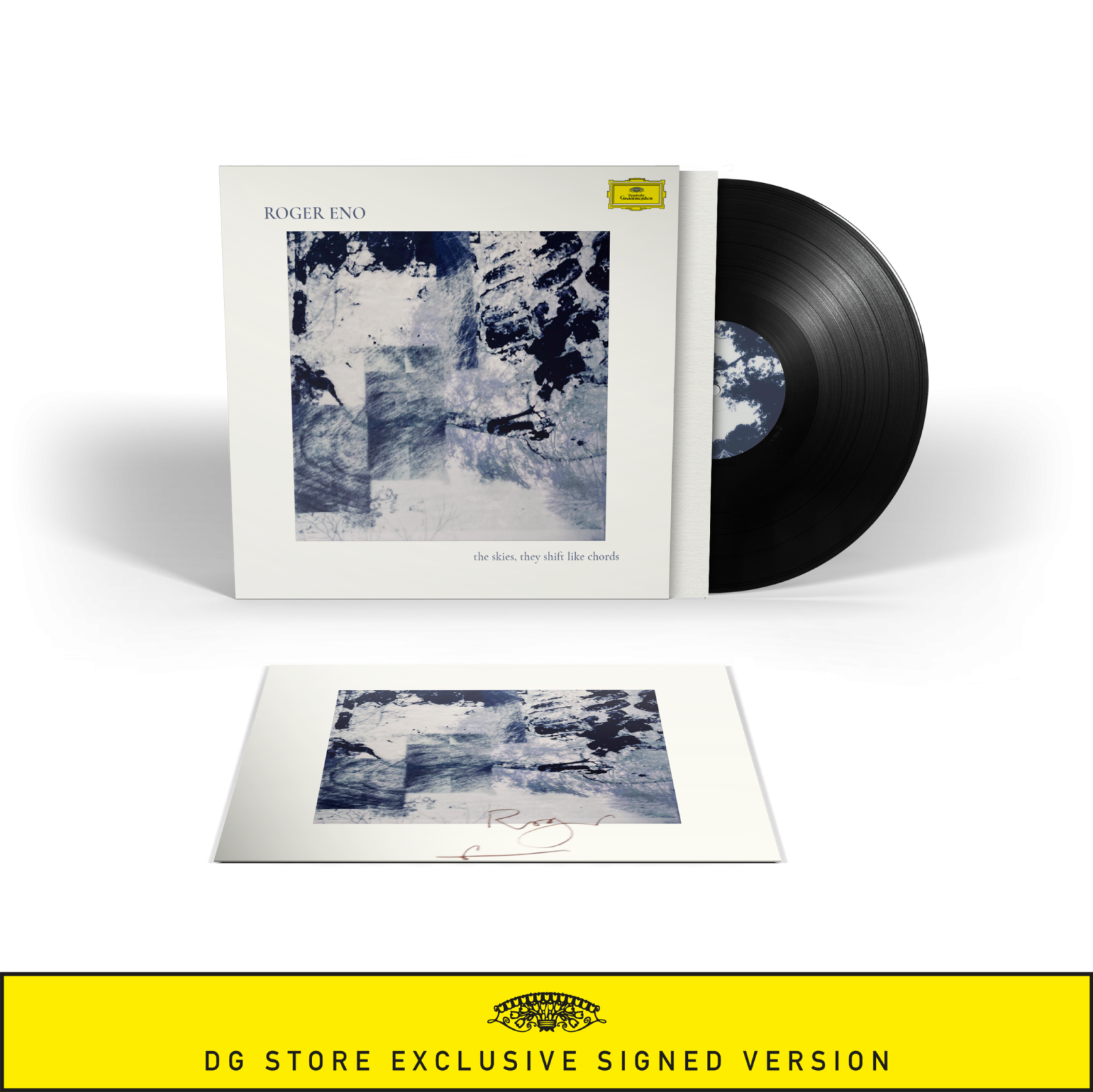 The Skies, they shift like chords: Vinyl + Signed Art Card - Roger Eno | grains