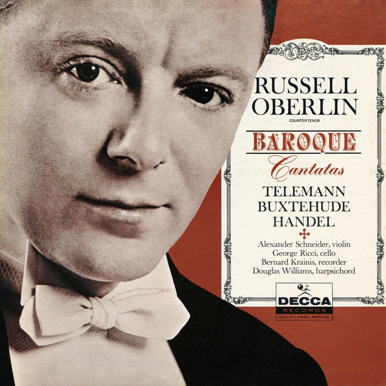 BAROQUE CANTATAS Russell Oberlin | Deutsche Grammophon