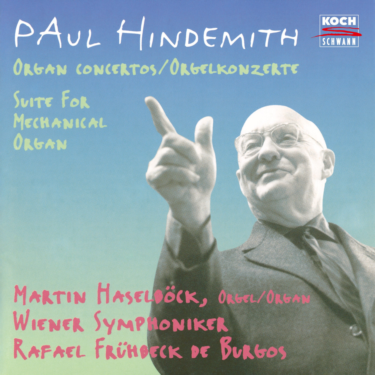 HINDEMITH Organ Concertos / Hindemith, Haselböck | Deutsche Grammophon