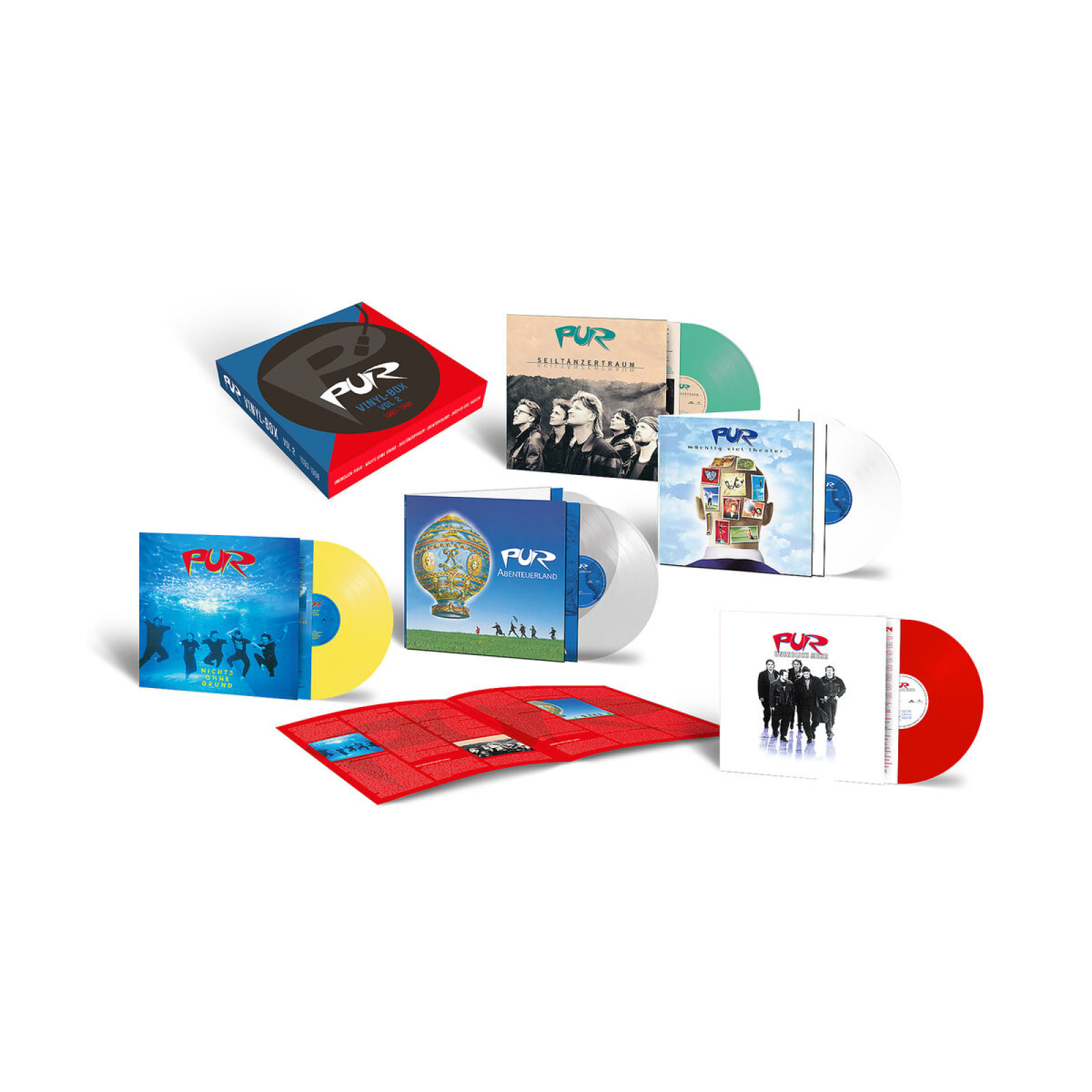 PUR Vinyl-Box Vol. 2 (1990 - 1998): Limited Coloured Vinyl 7LP Box ...