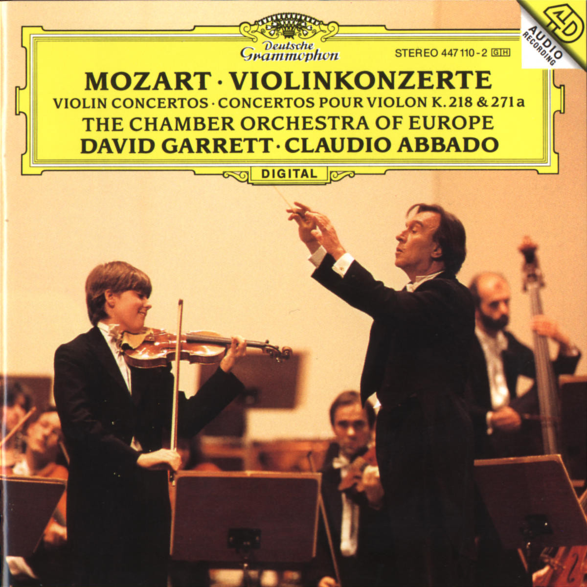 MOZART Violin Concertos / Garrett, Abbado | Deutsche Grammophon